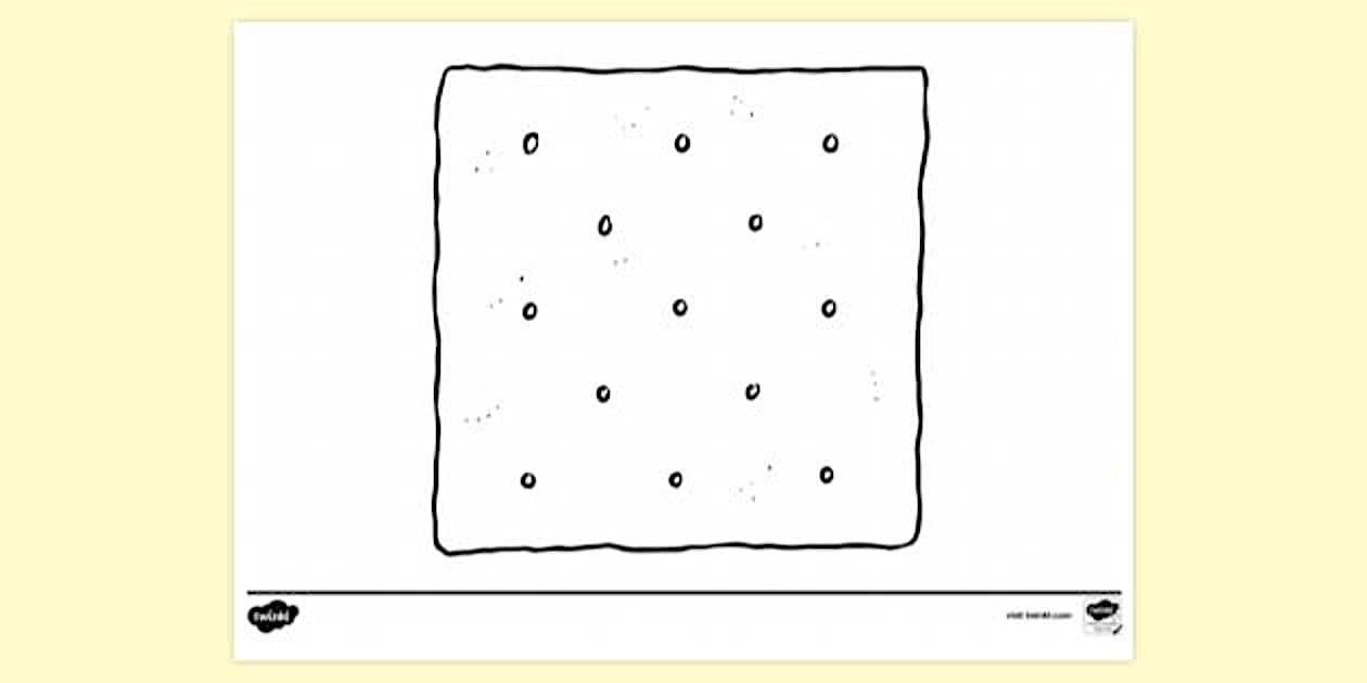 Cracker Colouring Sheet (Teacher-Made) - Twinkl
