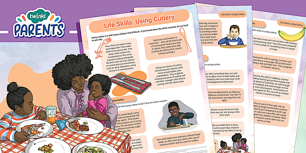Life Skills for Children with SEND: Using Cutlery