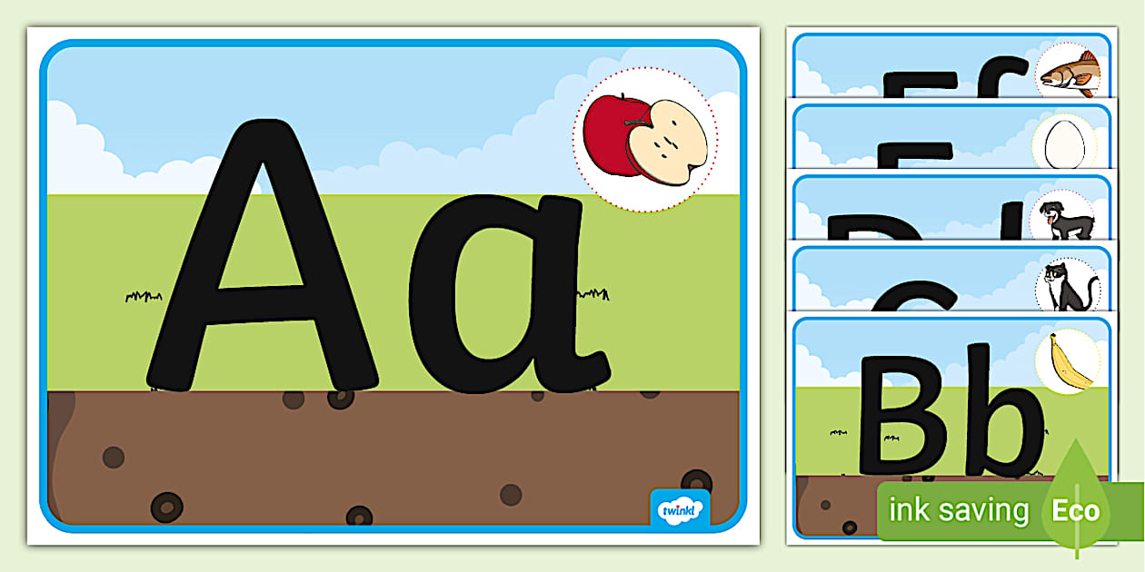 Ground, Grass and Sky Display Posters (teacher made)