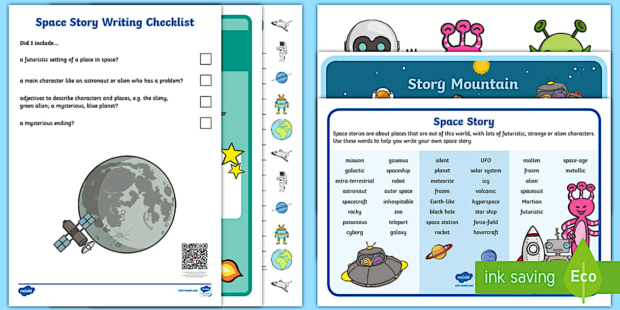 3rd/4th Class Space Story Writing Resource Pack - Twinkl