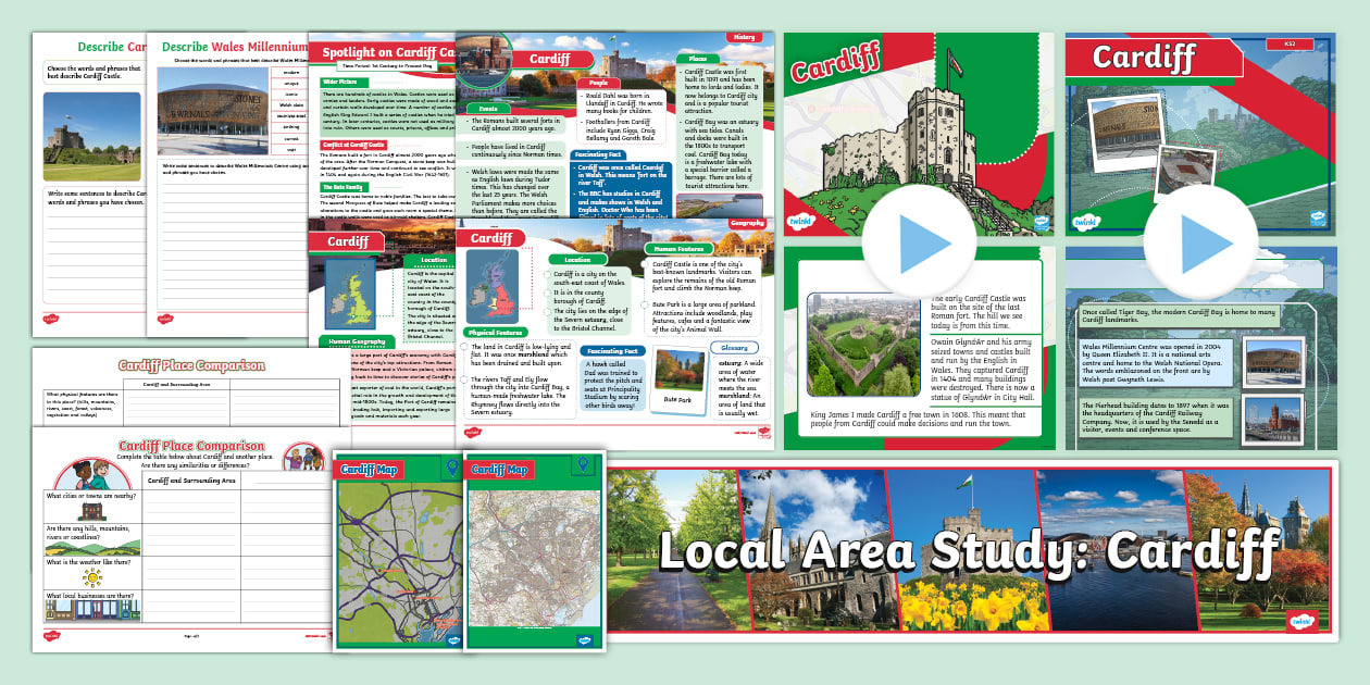 Cardiff Local Area Study Teaching Pack - Twinkl