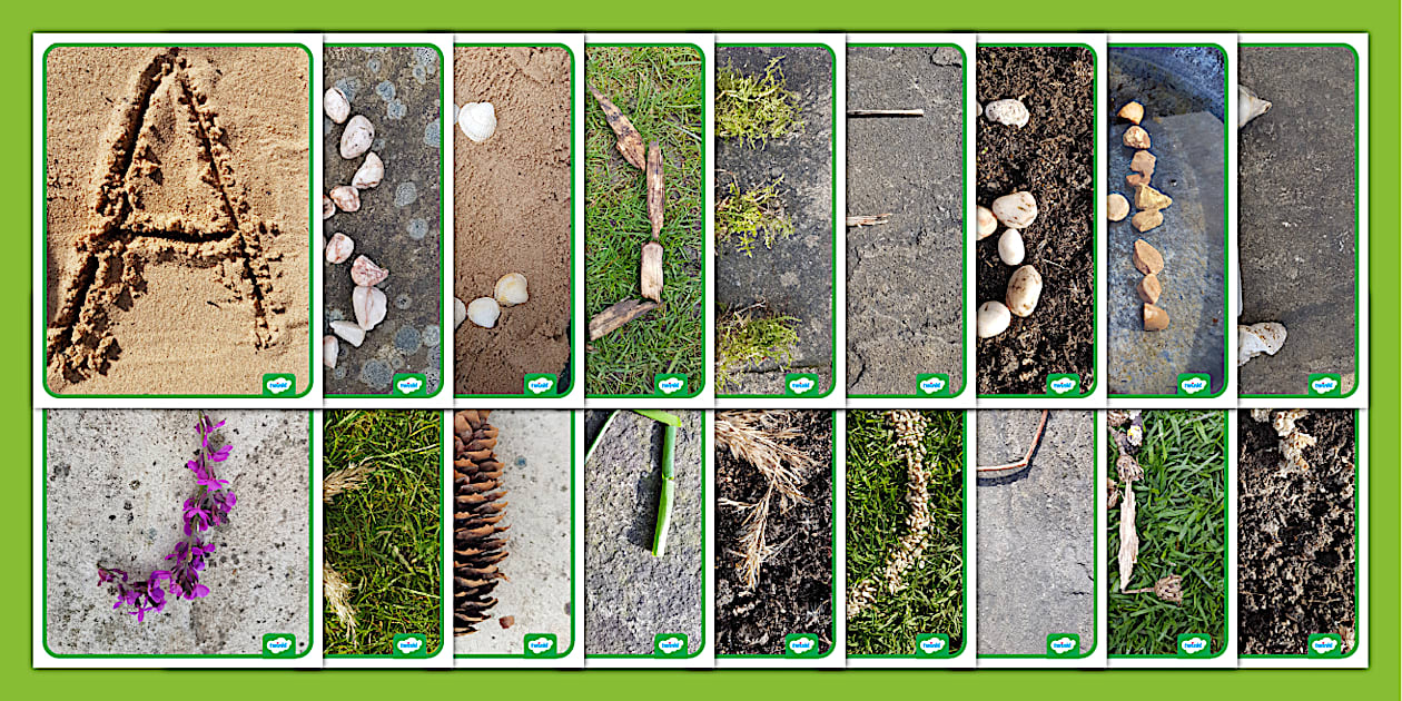 Alphabet Nature Posters (teacher made) - Twinkl