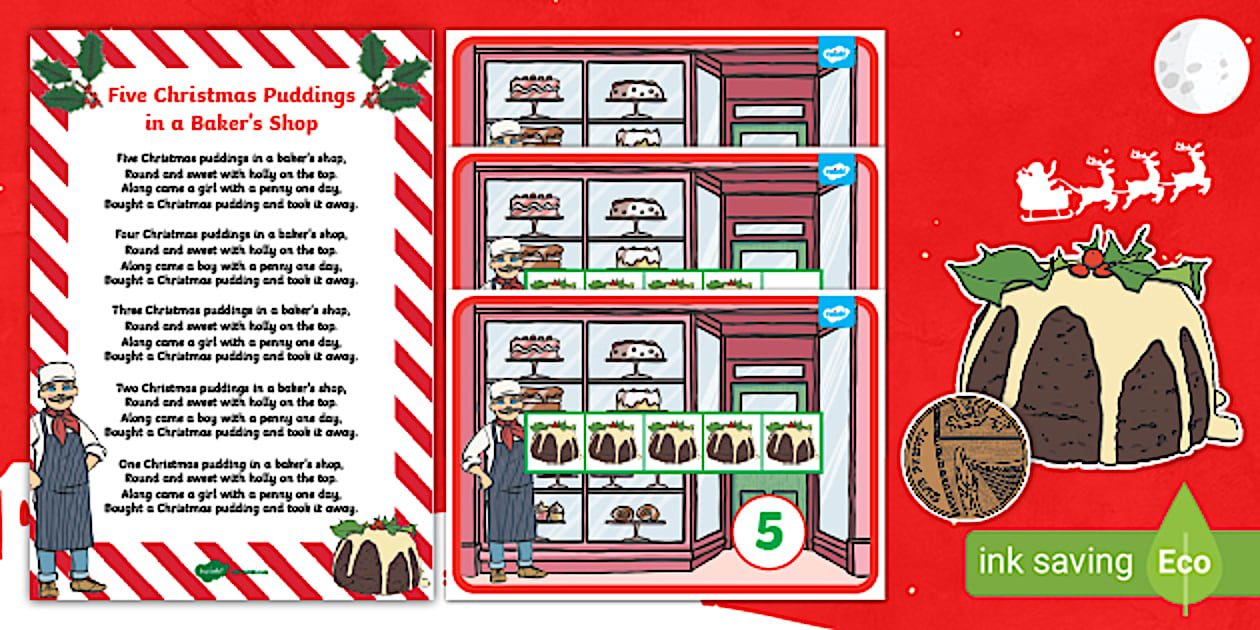 Christmas Pudding Song | Primary Teaching Resources - Twinkl