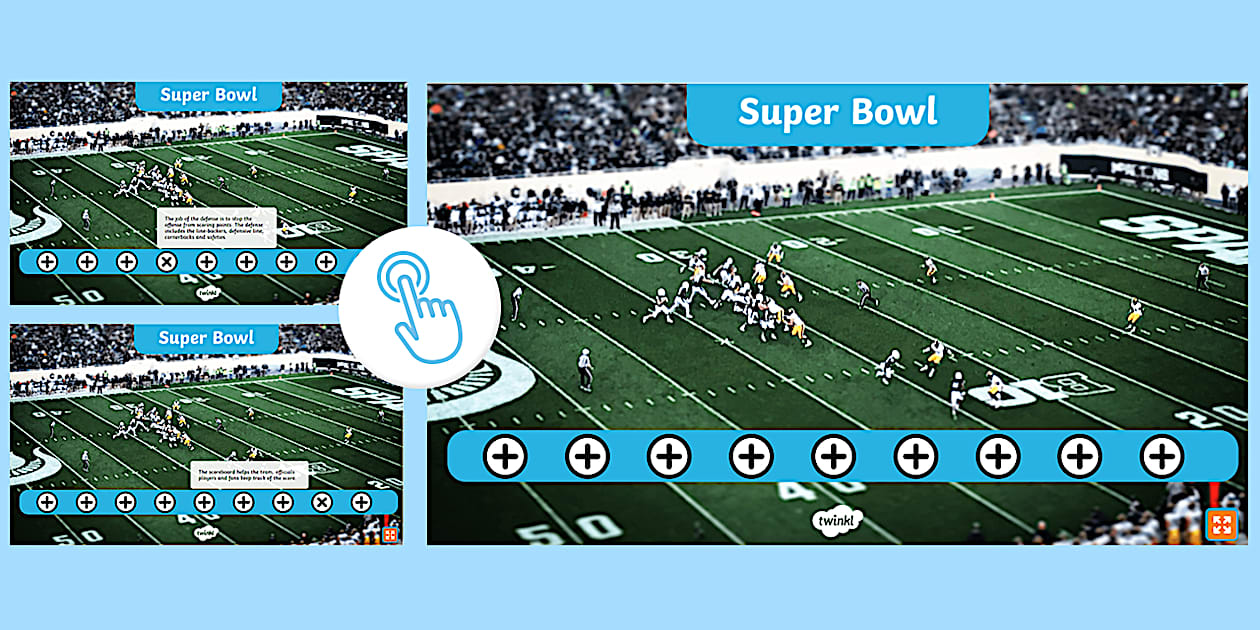 Super Bowl Interactive Picture | Digital Resource - Twinkl
