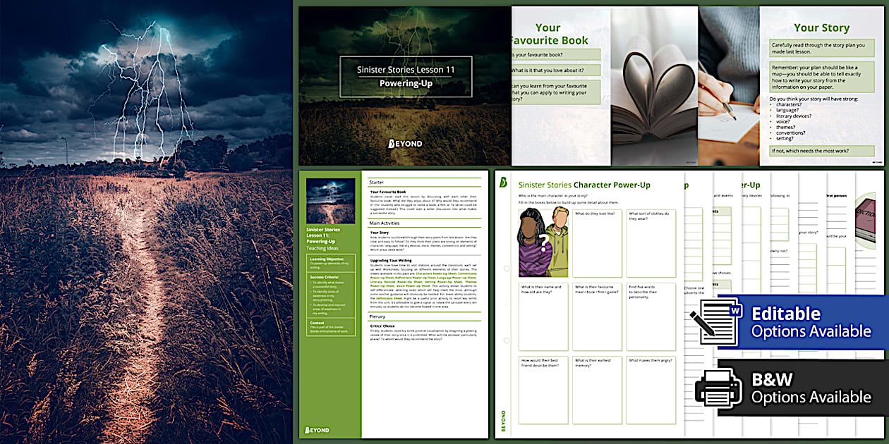 Sinister Stories Lesson 11: Powering-Up | Beyond - Twinkl