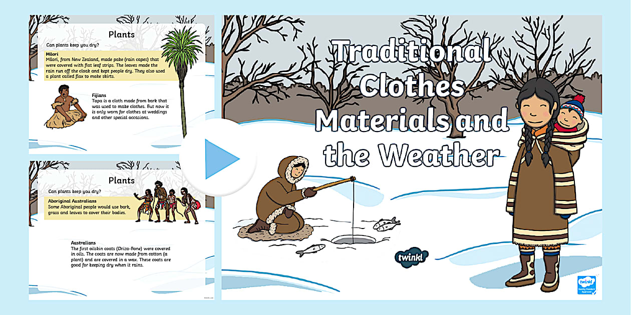 Clothes from around the World Materials PowerPoint - Twinkl