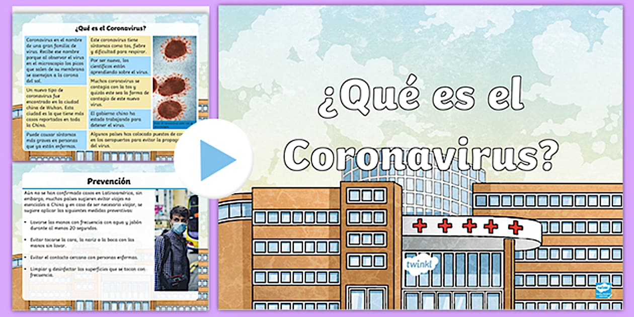 Presentación: ¿Qué es el Coronavirus? (teacher made)