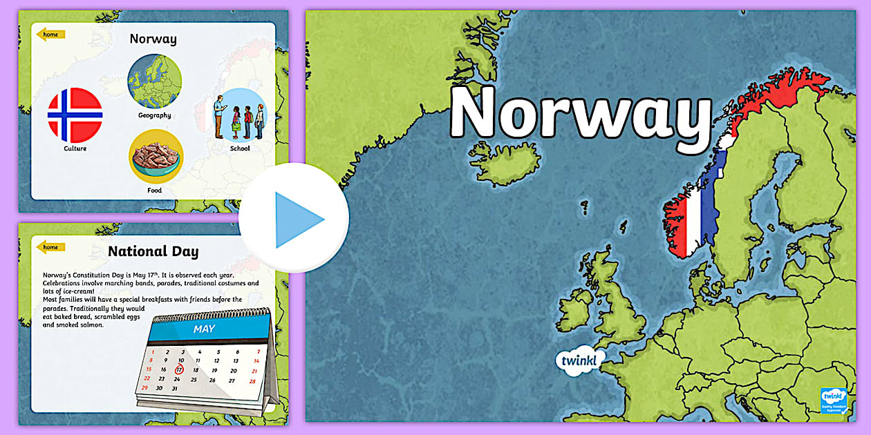 Norway Information PowerPoint (teacher made) - Twinkl