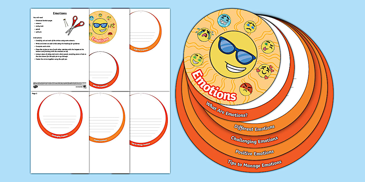 Emotions Circles Booklet - Twinkl Emotions (teacher made)