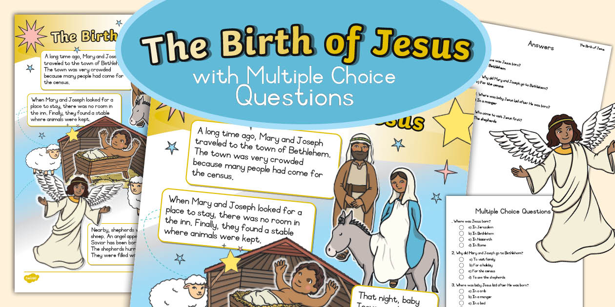 Preschool - Christmas - Story: The Birth of Jesus
