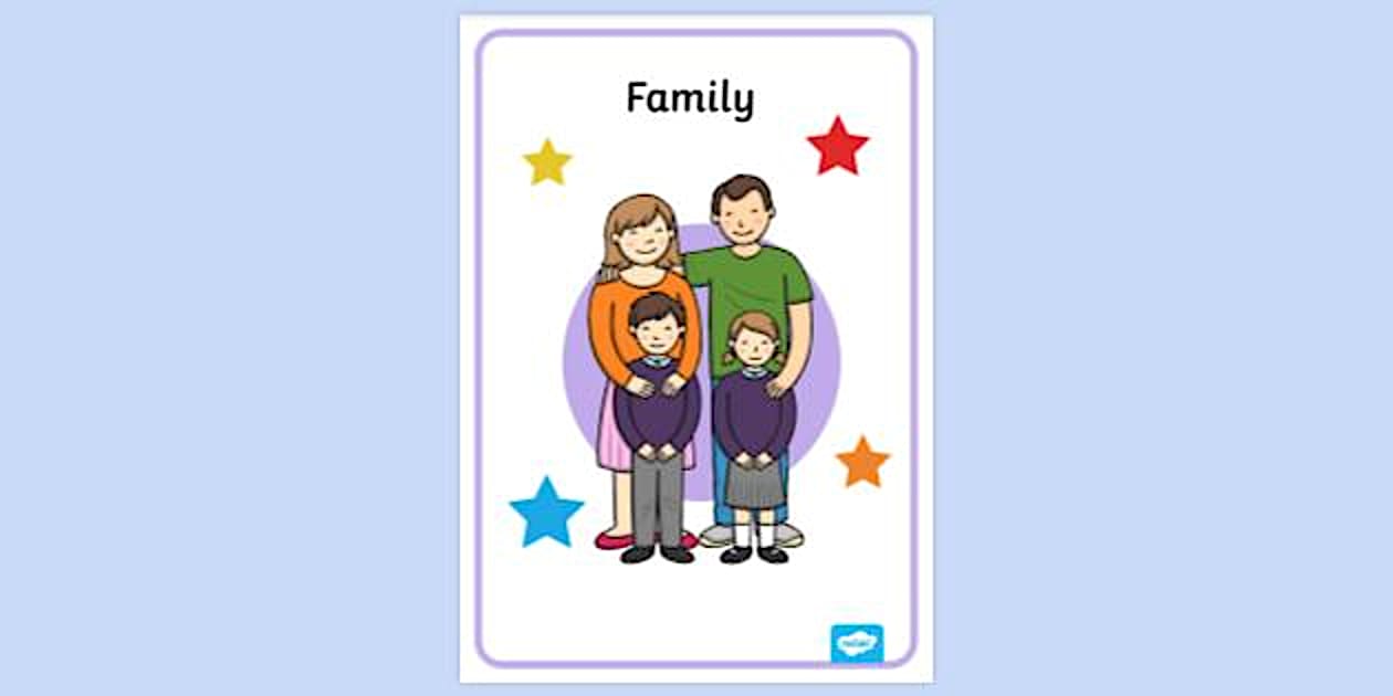 Printable Family Poster | Display Poster Resources | Twinkl