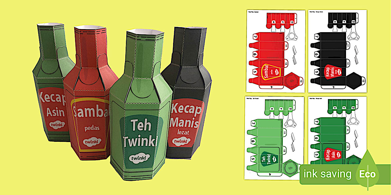 Indonesian Warung Paper Craft (Teacher-Made) - Twinkl