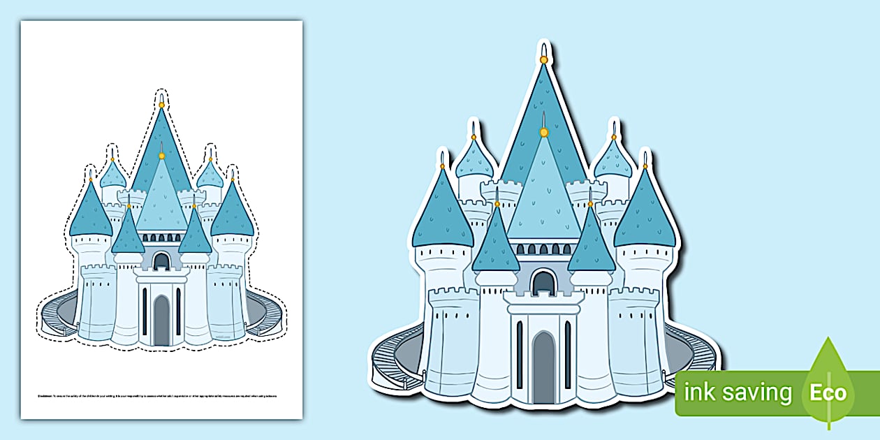 Fairytale Castle Display Cut-Out (teacher made) - Twinkl