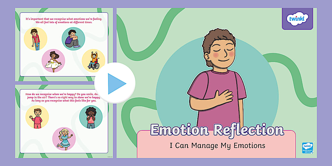 Emotion Reflection - I Can Manage My Emotions (teacher made)