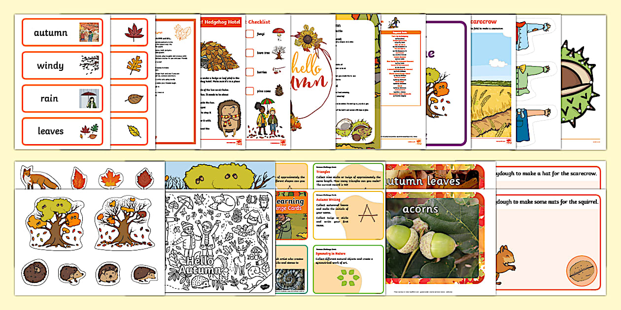 Ultimate ELC Autumn Taster Pack (Lehrer gemacht) - Twinkl