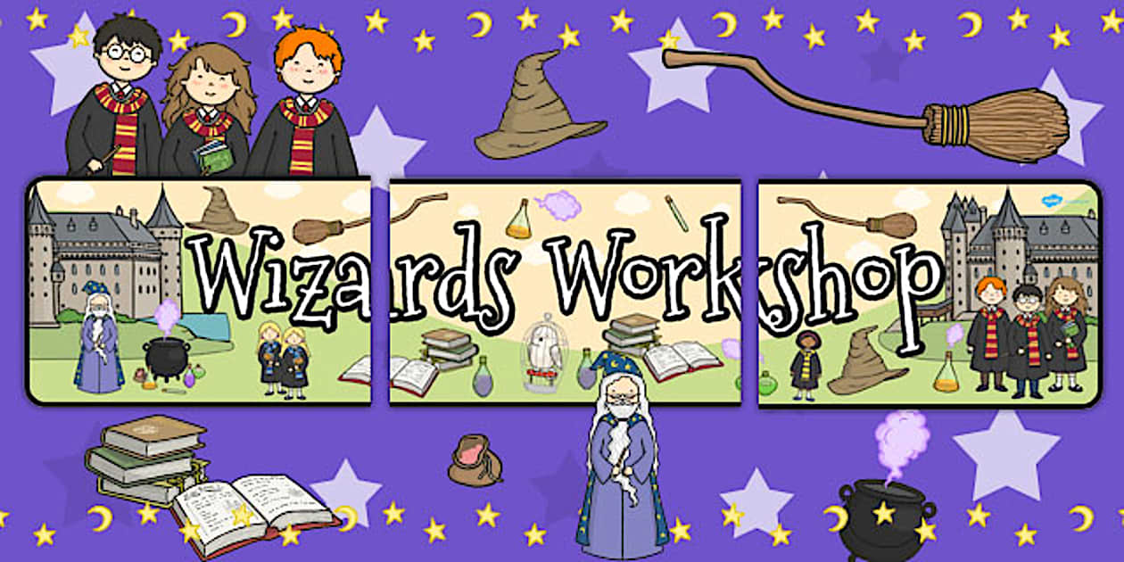 Wizards Workshop Role Play Banner (teacher made) - Twinkl