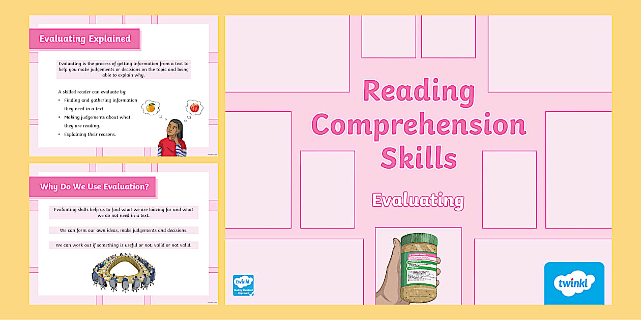 Reading Comprehension Skills: Evaluating PowerPoint (Year 5-6)