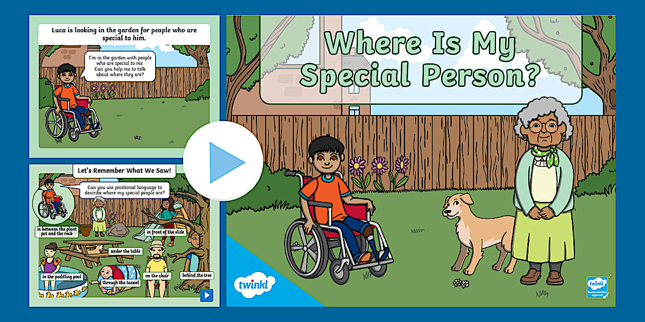 👉 Where Is My Special Person? PowerPoint - Twinkl