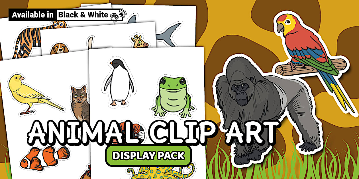 Animal Clip Art Display Pack