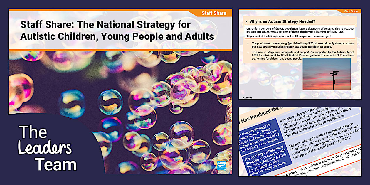 Staff Share: The National Strategy for Autistic Children, Young People and