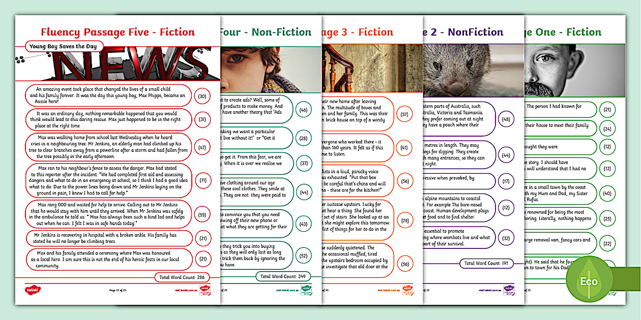 Fluency Assessment Tool | Years 3-4 | Australian Curriculum