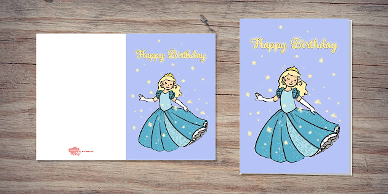 Birthday Princess Card | Twinkl Party (teacher made)
