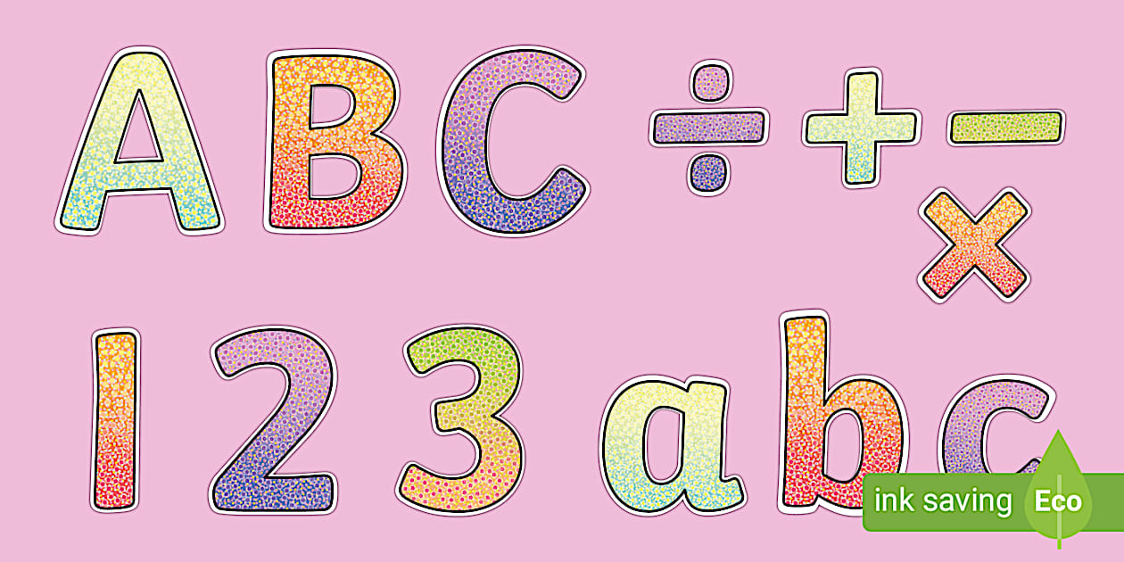 Glitter Display Lettering (teacher made) - Twinkl
