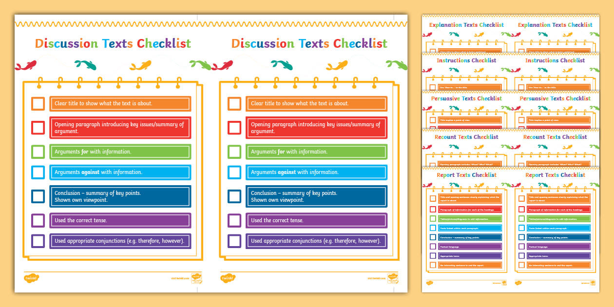 Writing Genres KS2 Checklist Pack (teacher made) - Twinkl