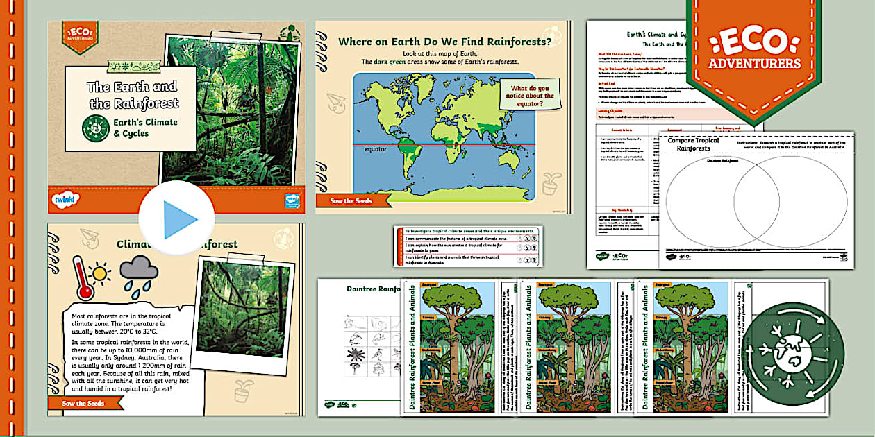 Y2 Eco Adv. Earth's Climate & Cycles L2: Earth & Rainforest