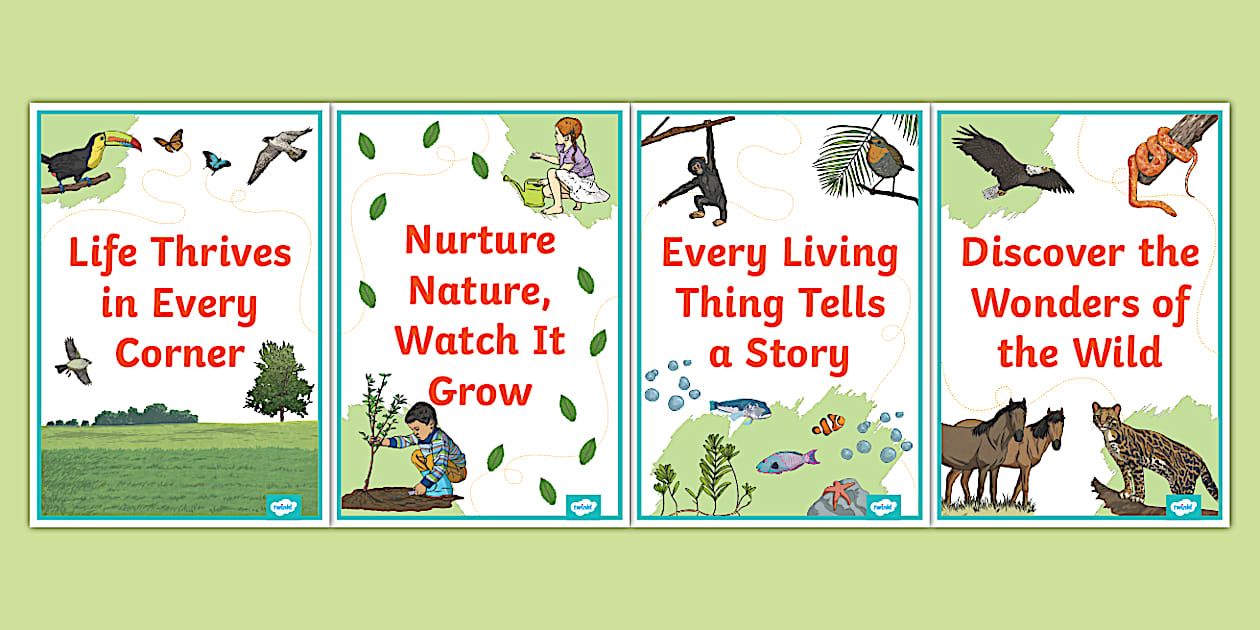 STEM Motivational Posters – World of Living Things