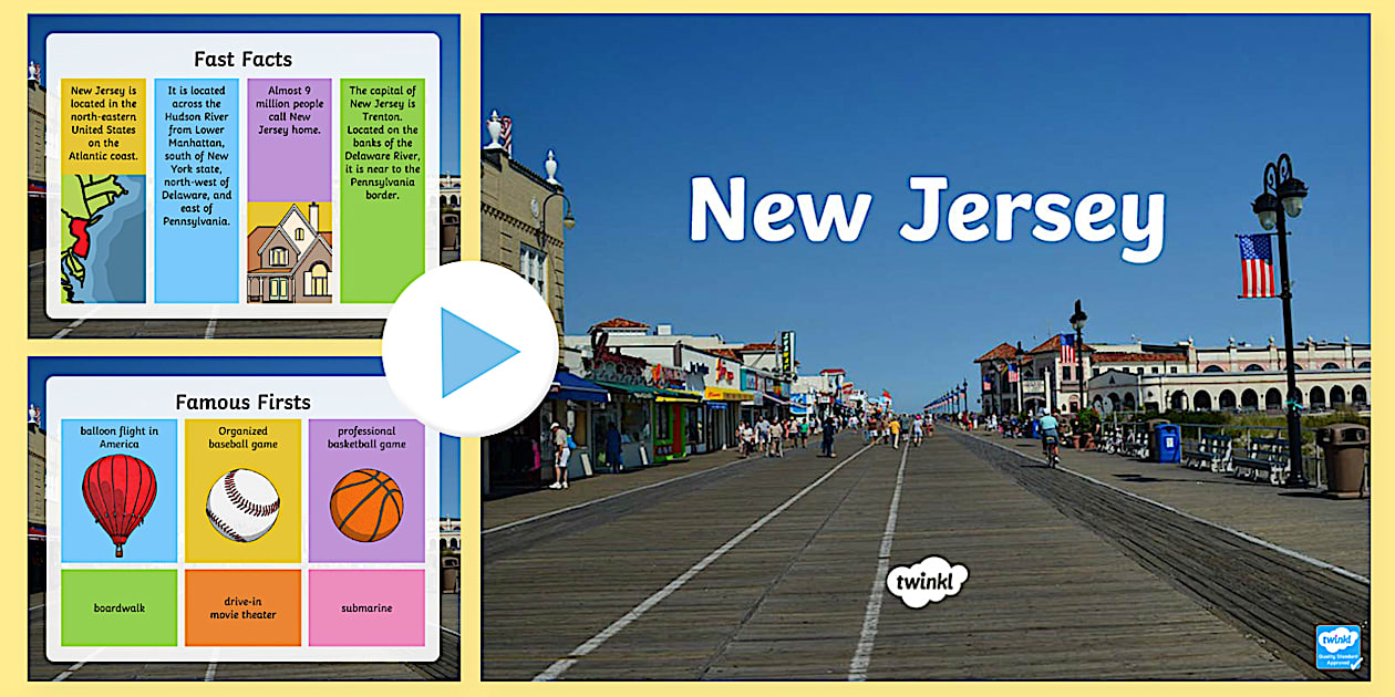 New Jersey Informational PowerPoint (Teacher-Made) - Twinkl