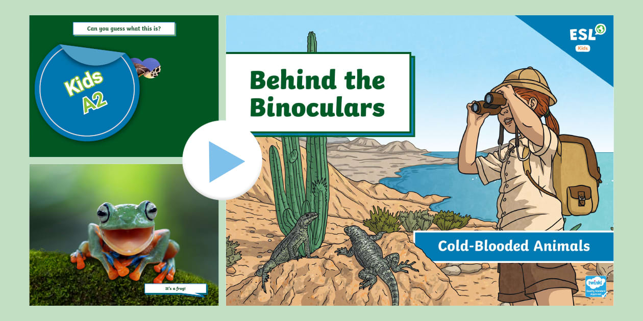 ESL Behind The Binoculars: Cold-blooded Animals [Kids, A2]