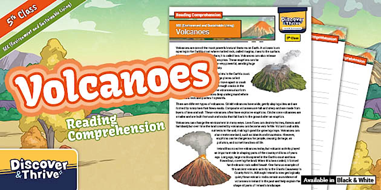 Volcanoes Reading Comprehension