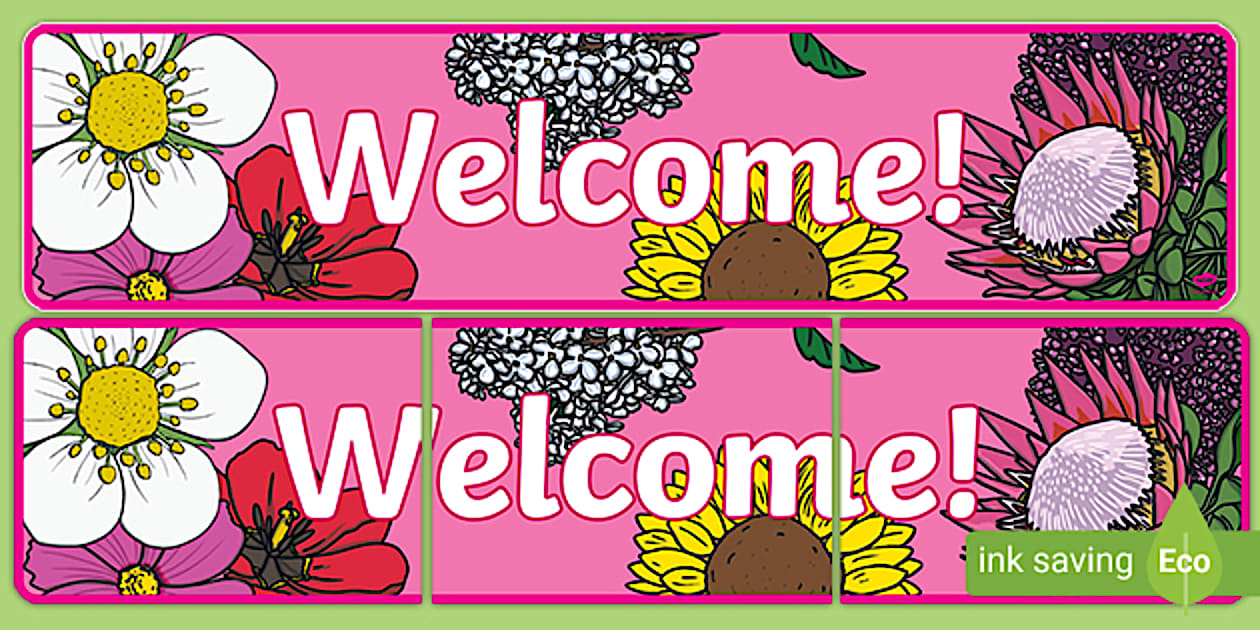 Garden Centre Welcome Display Banner (2) (teacher made)
