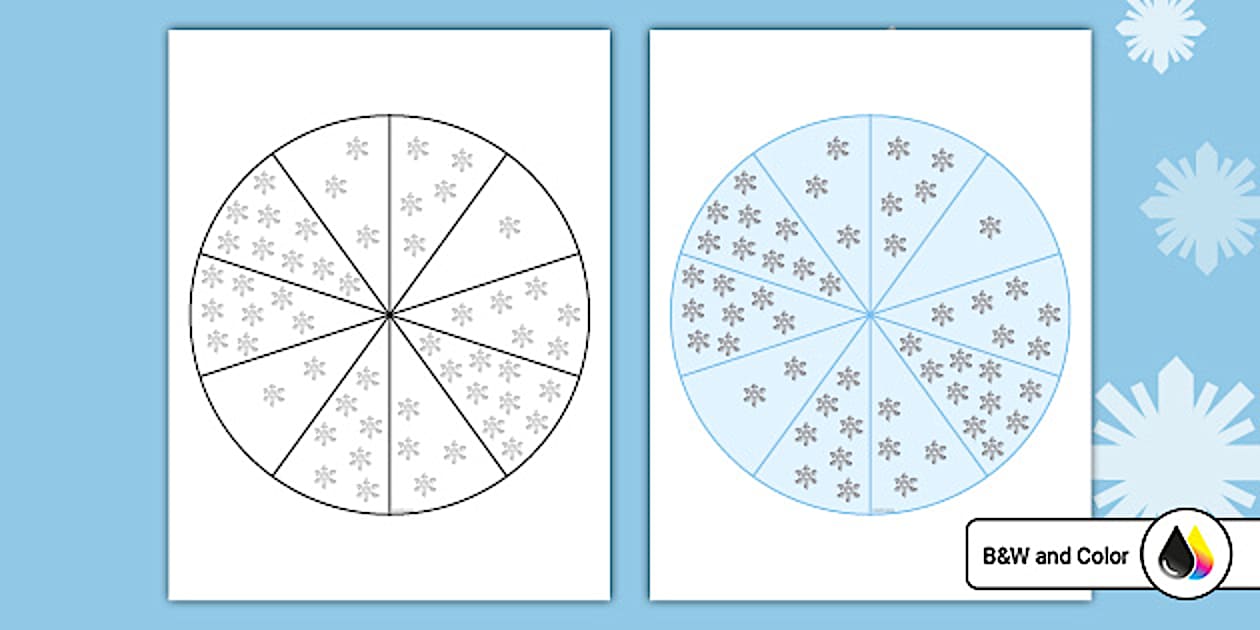 Snowflake Counting Up to 10 Worksheet (Teacher-Made)