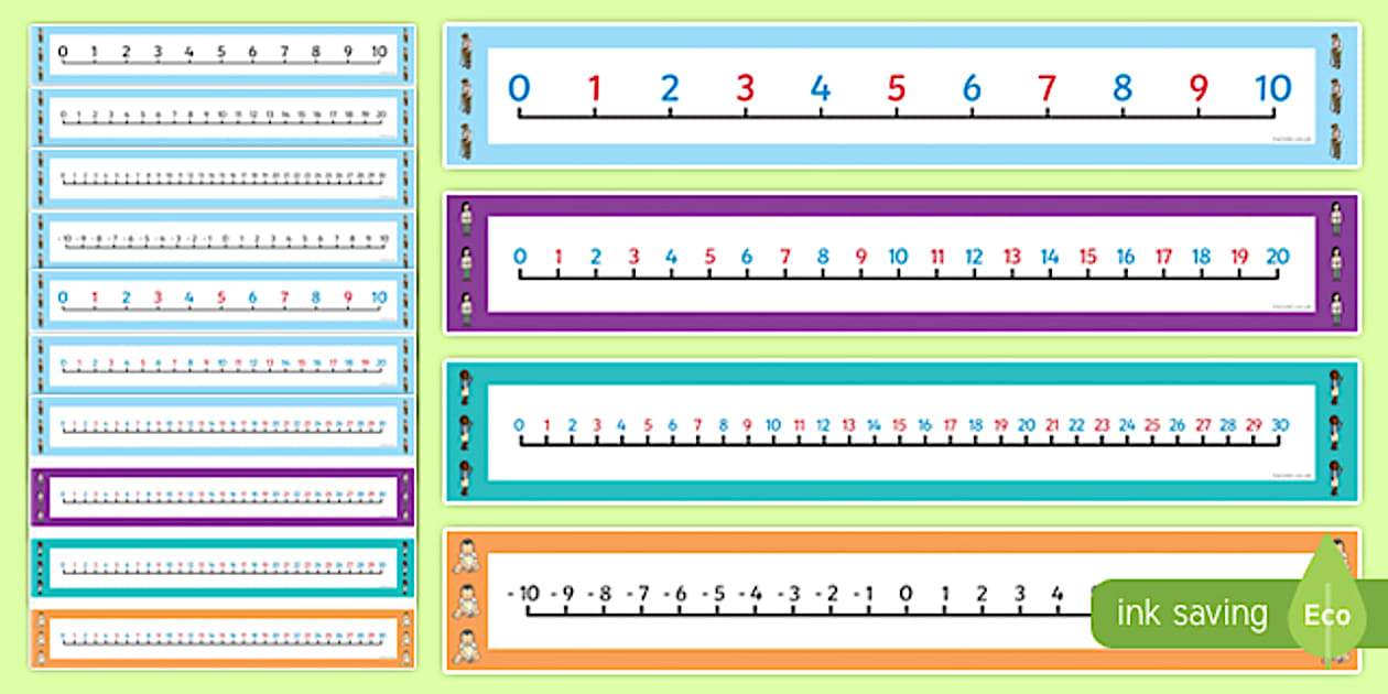 My Family Number Line (teacher made) - Twinkl