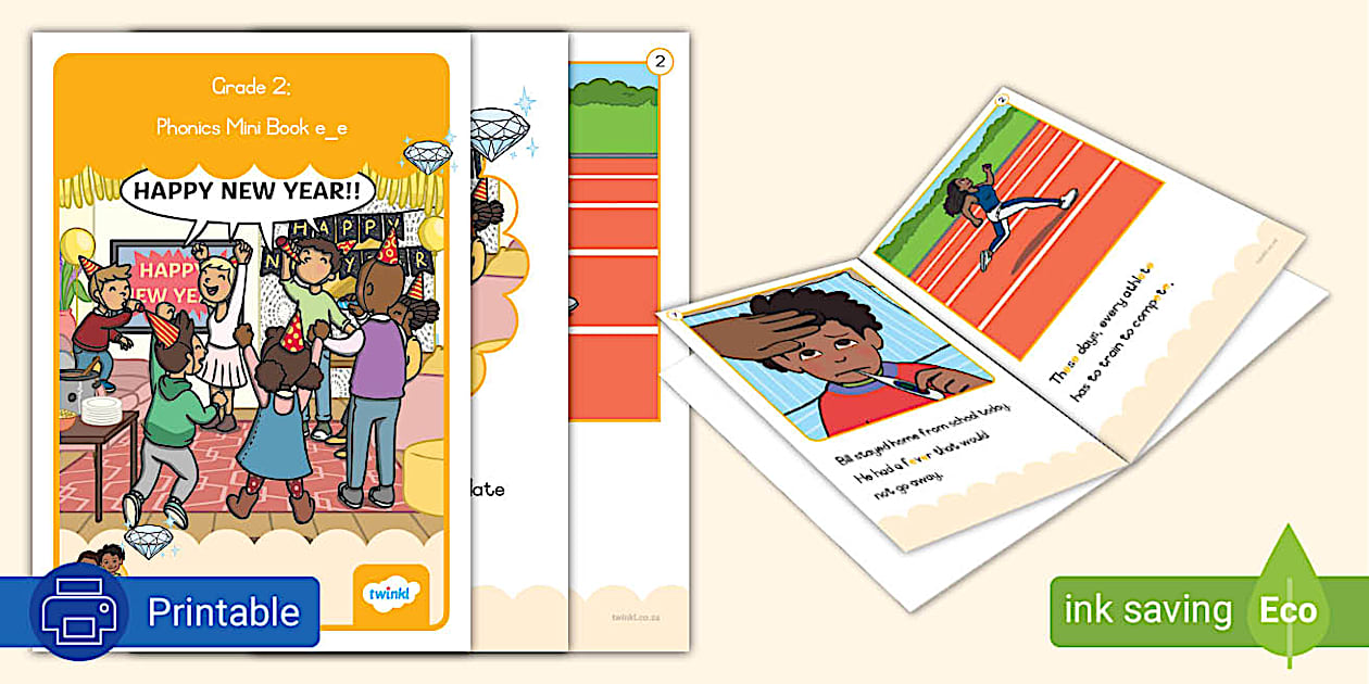 Grade 2 Phonics Mini-book e-e (teacher made) - Twinkl