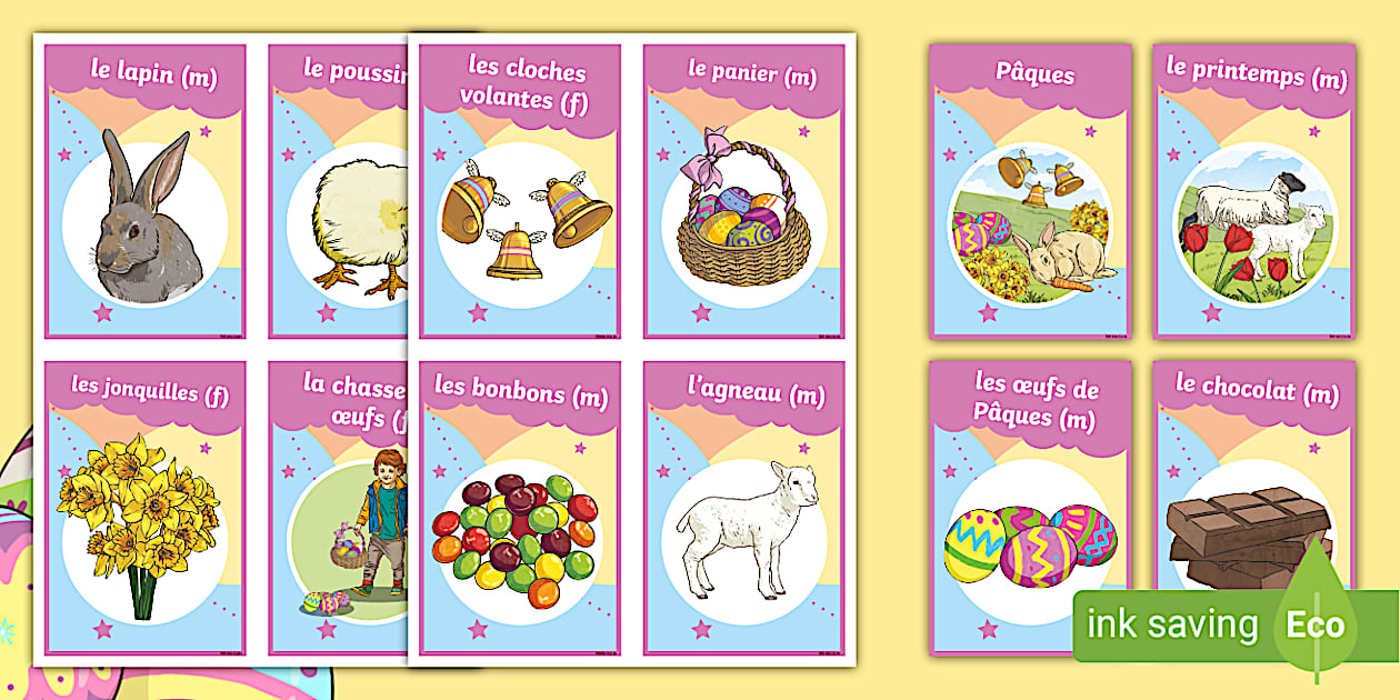 👉 French Easter Flashcards - Languages Resources - KS2