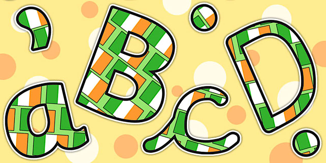Republic of Ireland Display Lettering
