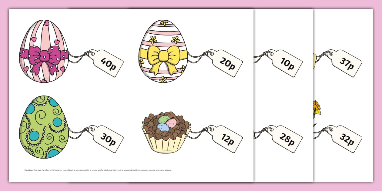 👉 Priced Easter Items 0-50p Cut-Outs - Twinkl - KS1