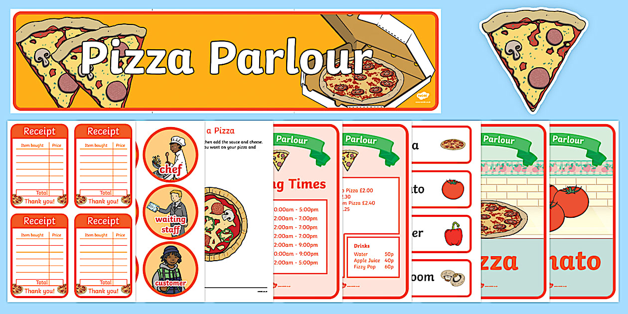 Pizza Parlor Role-Play Pack (Teacher-Made) - Twinkl