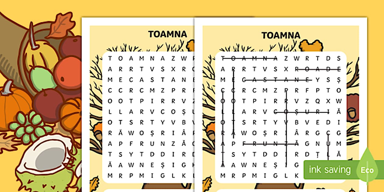 Despre toamnă (teacher made) - Twinkl