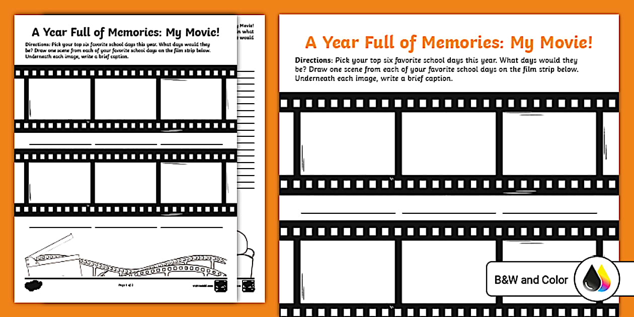 End of Year Memories Worksheet | Resource | Twinkl USA