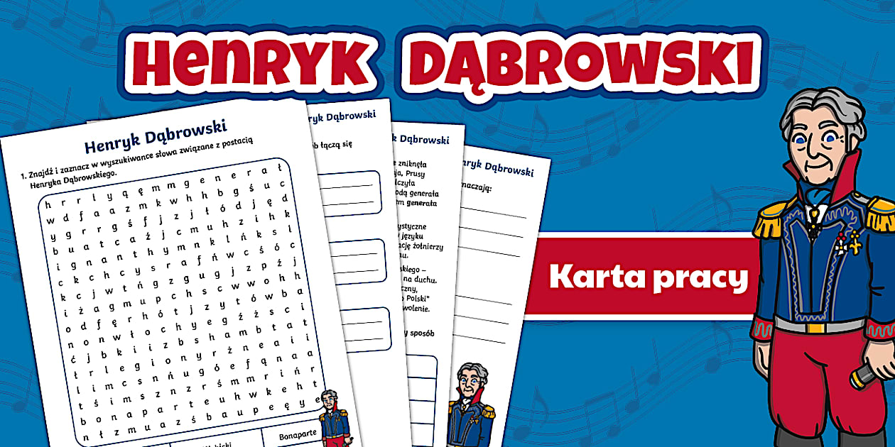 Henryk Dąbrowski | Historia | Karta pracy