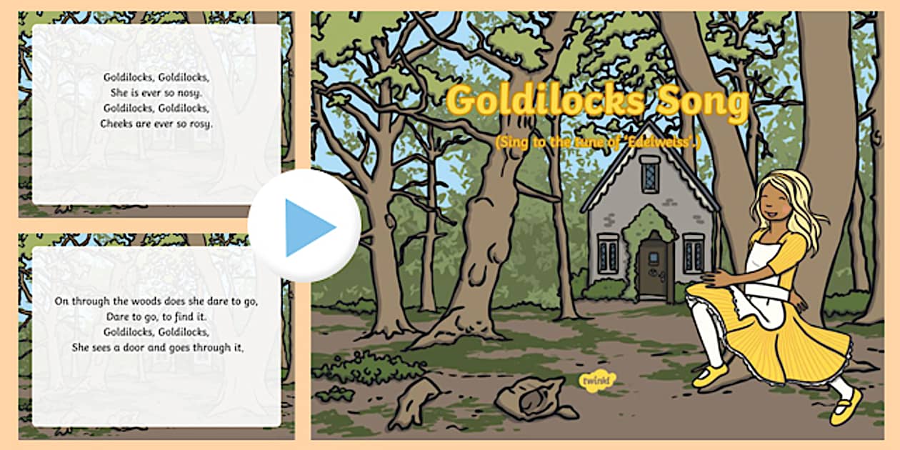 Goldilocks Song PowerPoint (Teacher-Made) - Twinkl