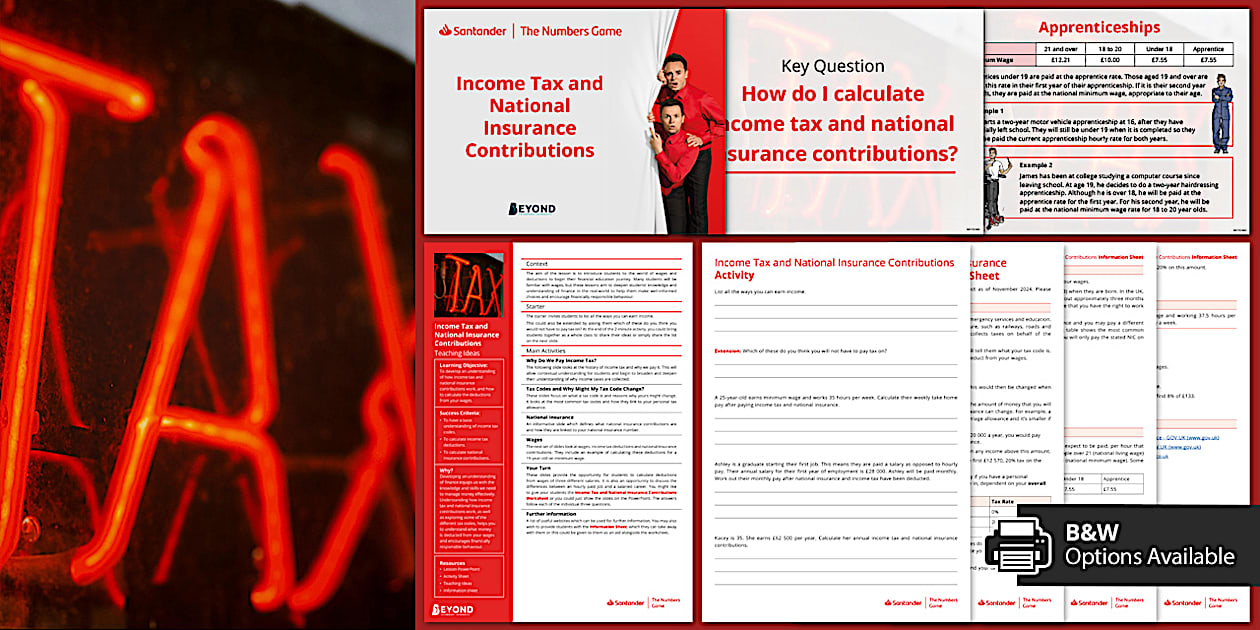 👉 National Insurance & Income Tax Lesson | Financial Education