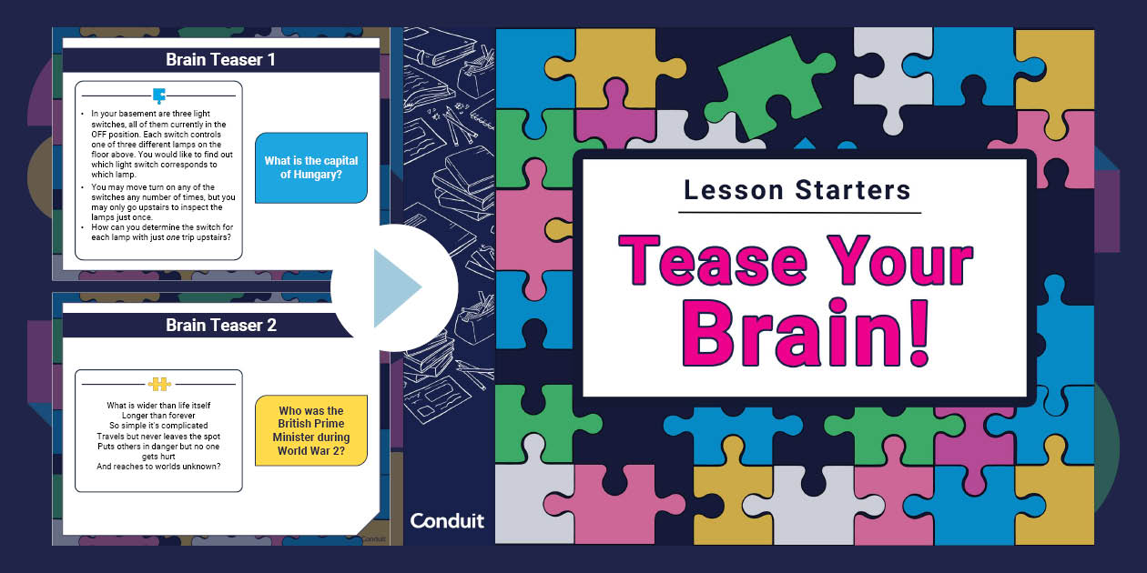 Brain Teaser Lesson Starters (teacher made) - Twinkl