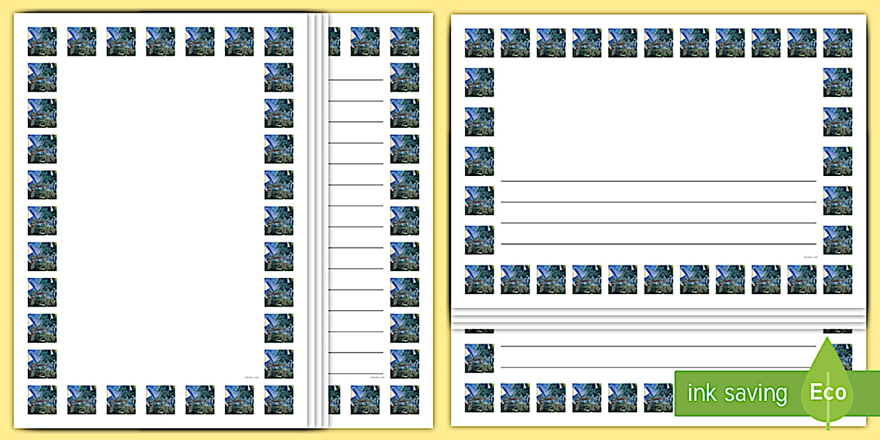 Marc Chagall Page Border Pack (teacher made) - Twinkl