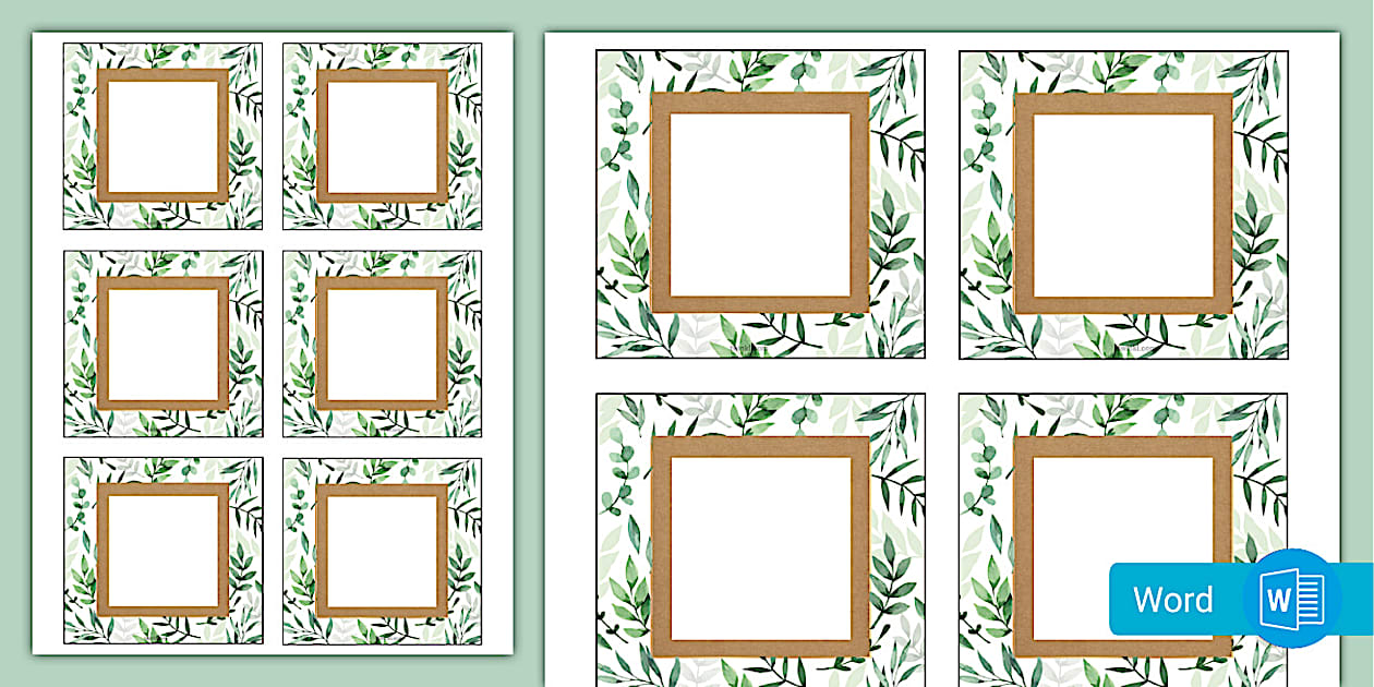 Editable Botanical Labels (teacher made) - Twinkl