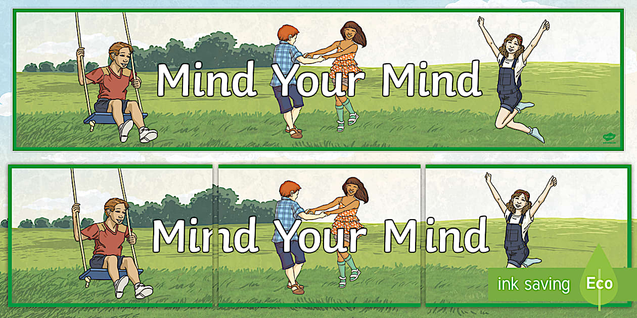Mind Your Mind Display Banner (teacher made) - Twinkl